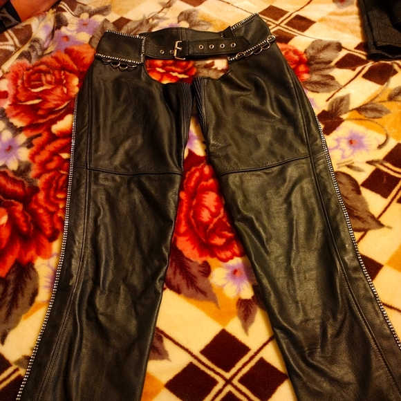 Jackets & Coats | Bling Bling Chaps And Leather Vest | Poshmark